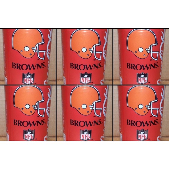 Dining | 1992 Six Pack Coca Cola Cans Cleveland Browns Bottom Drained ...